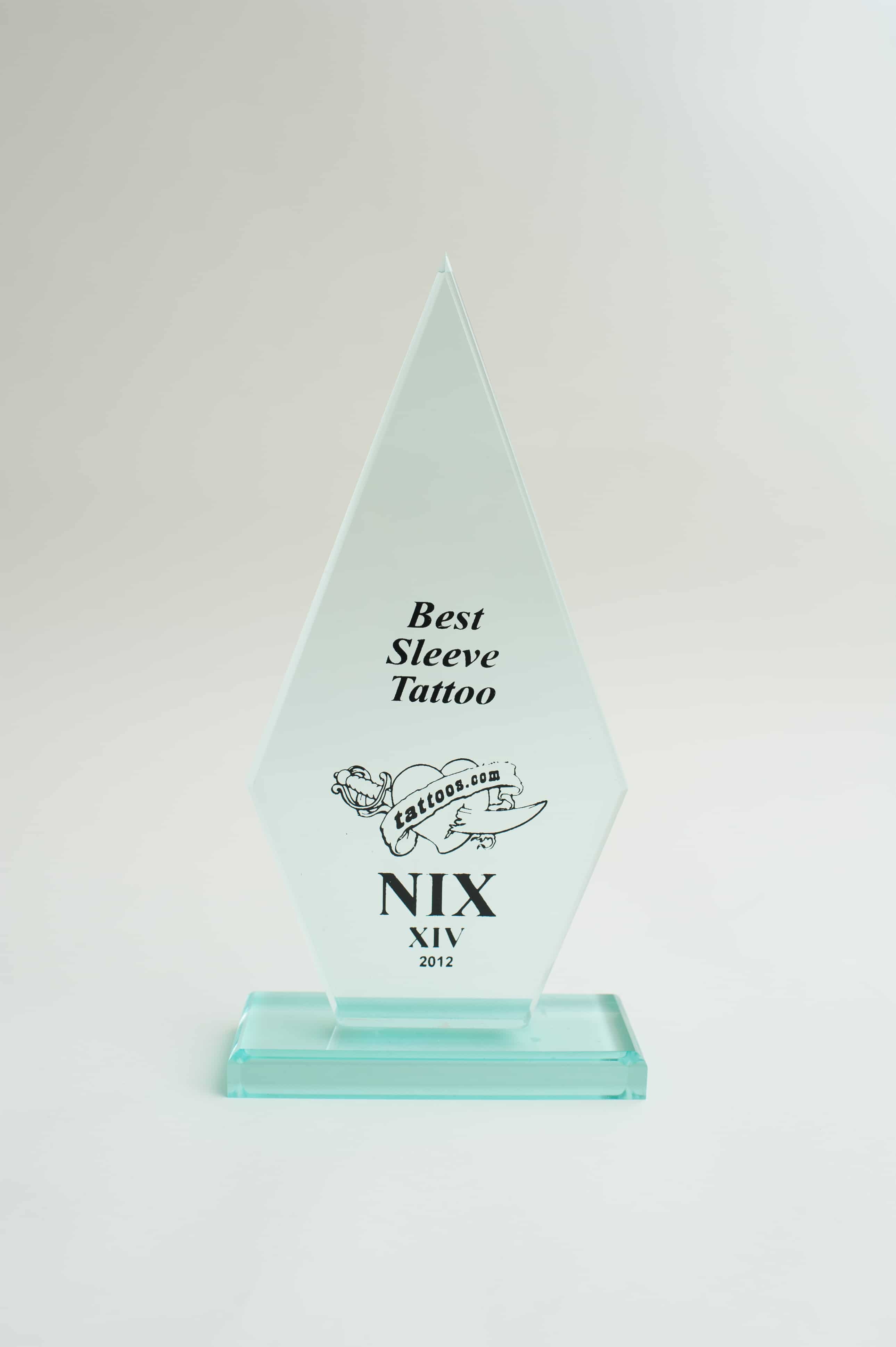 2012 Nix Best Sleeve Tattoo Award Chronic Ink