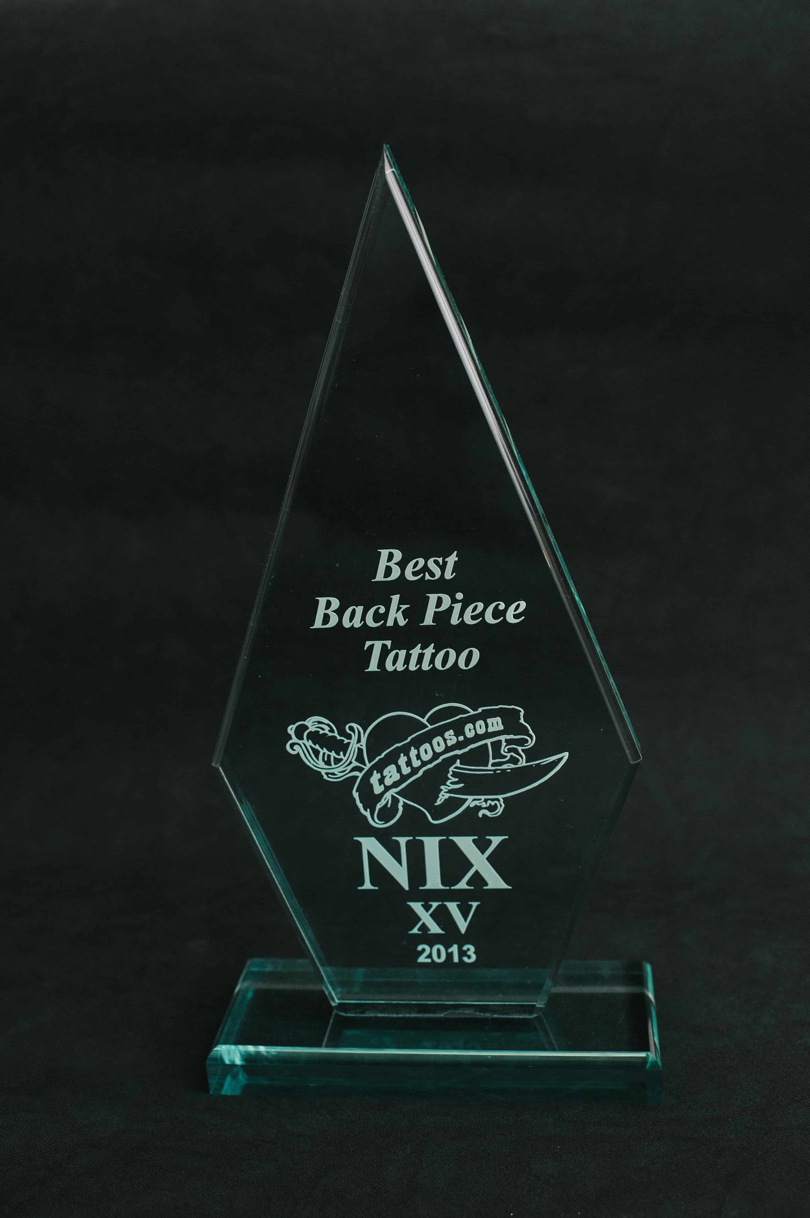 2013 NIX Best Back Piece Tattoo Award – Chronic Ink