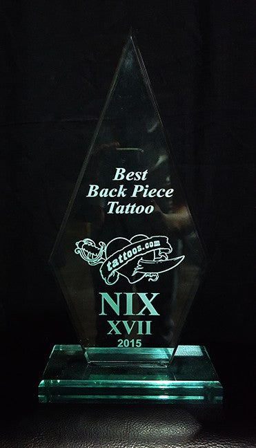 2015 NIX - Best Back Piece Tattoo Award – Chronic Ink