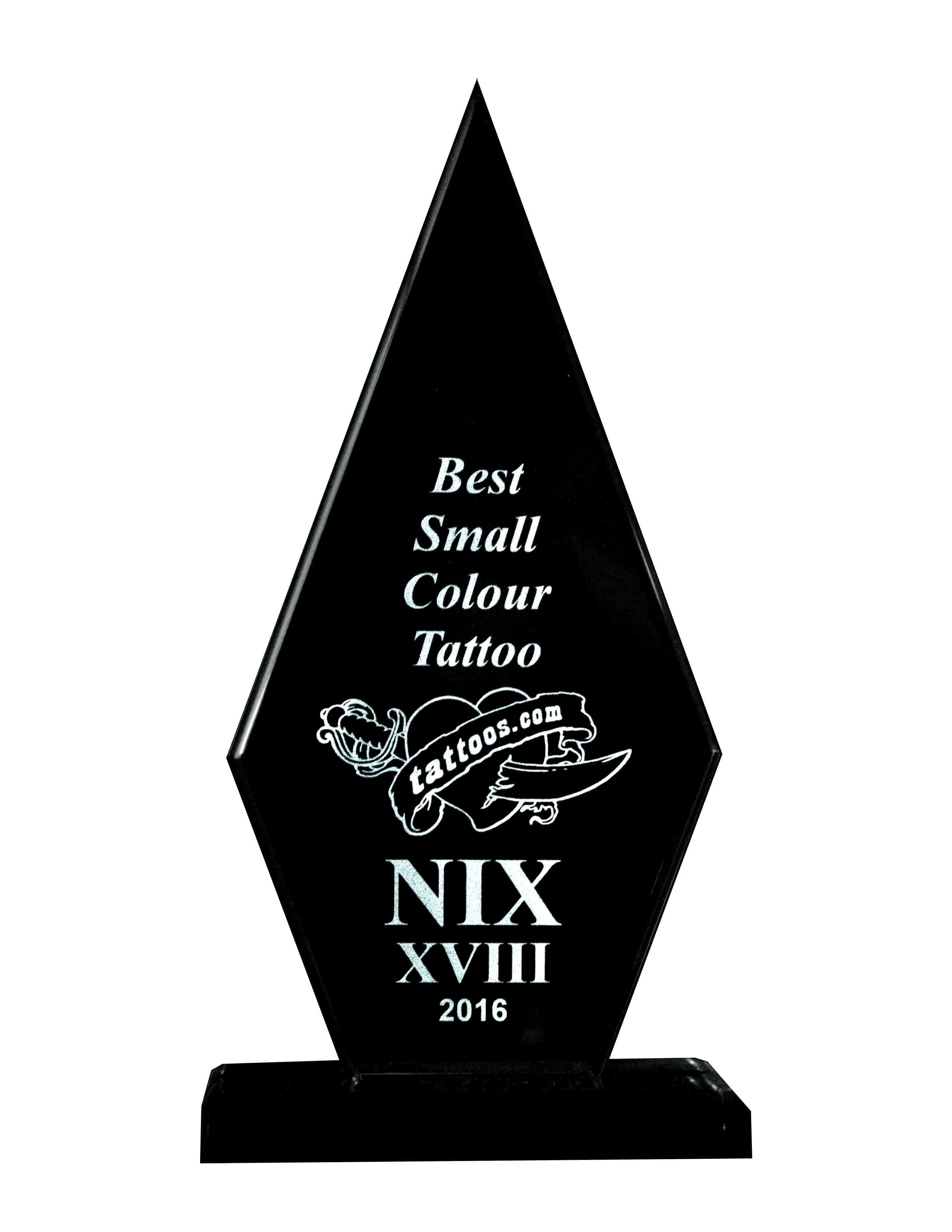 2016 Nix Tattoo Convention Best Small Colour 1 2 Chronic Ink
