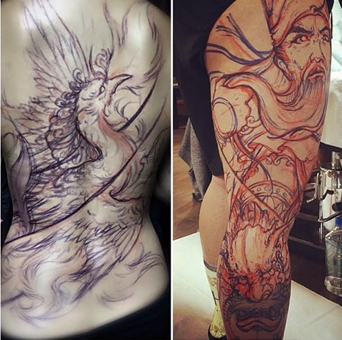 The Art of Freehand Tattoos: Unleashing Creativity on the Canvas of ...