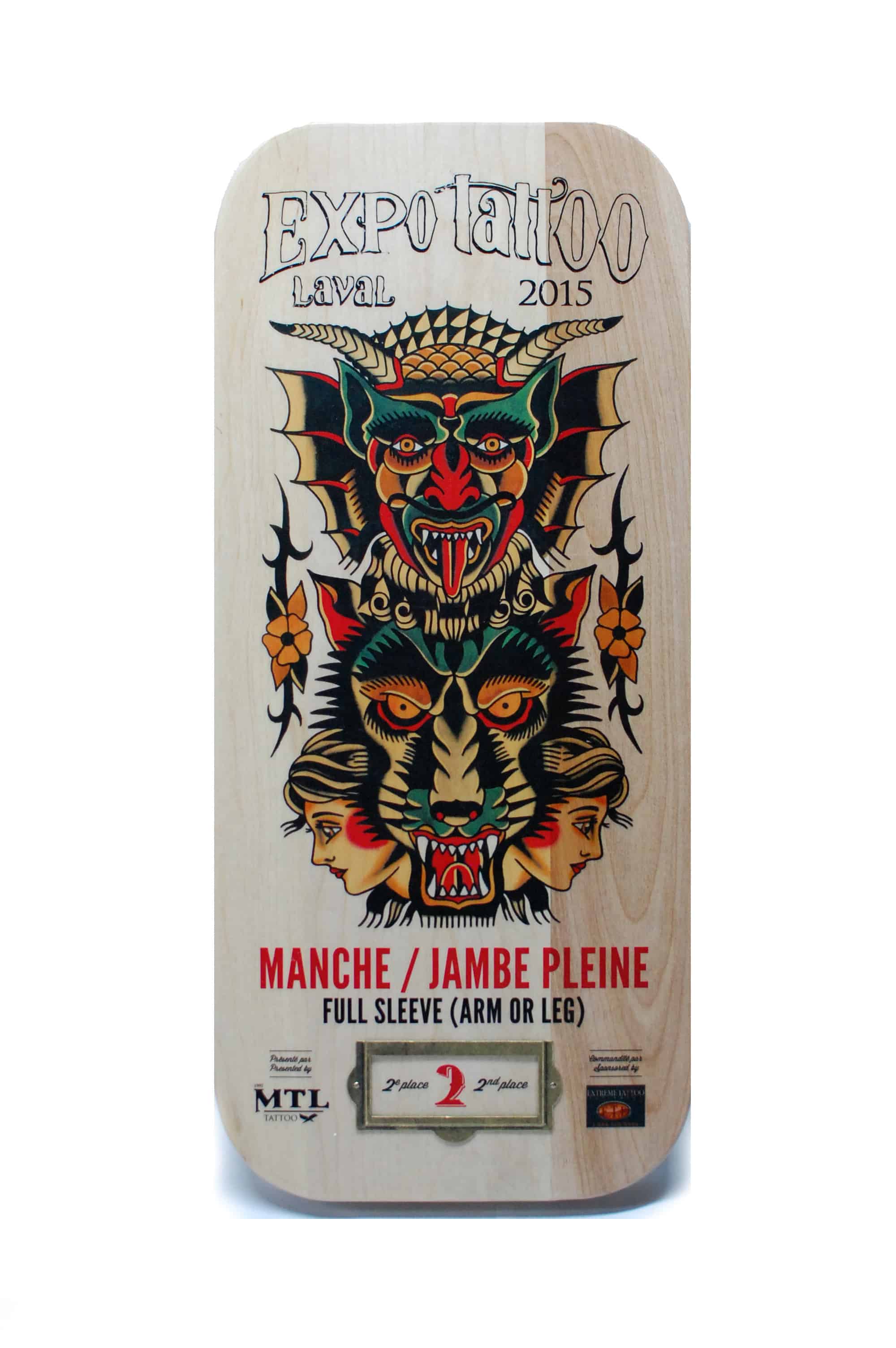 2nd Place Laval Tattoo Expo 2015 - Full Sleeve – Chronic Ink