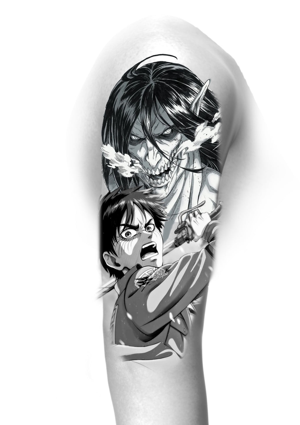 Attack on Titan Half-Sleeve – Chronic Ink