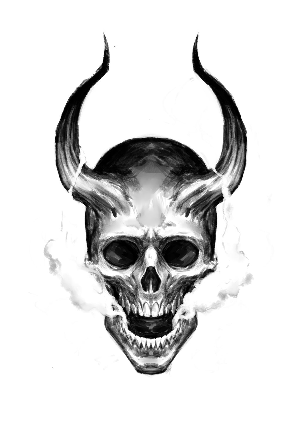 Horned Skull – Chronic Ink