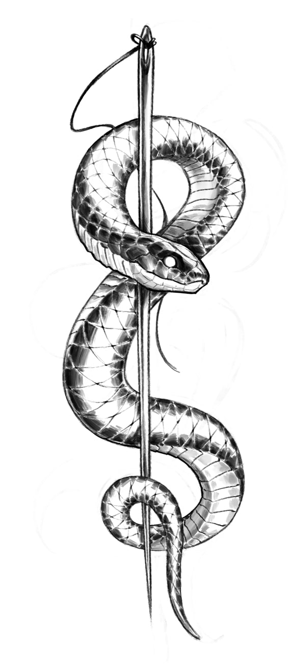 Sewing Needle Snake – Chronic Ink