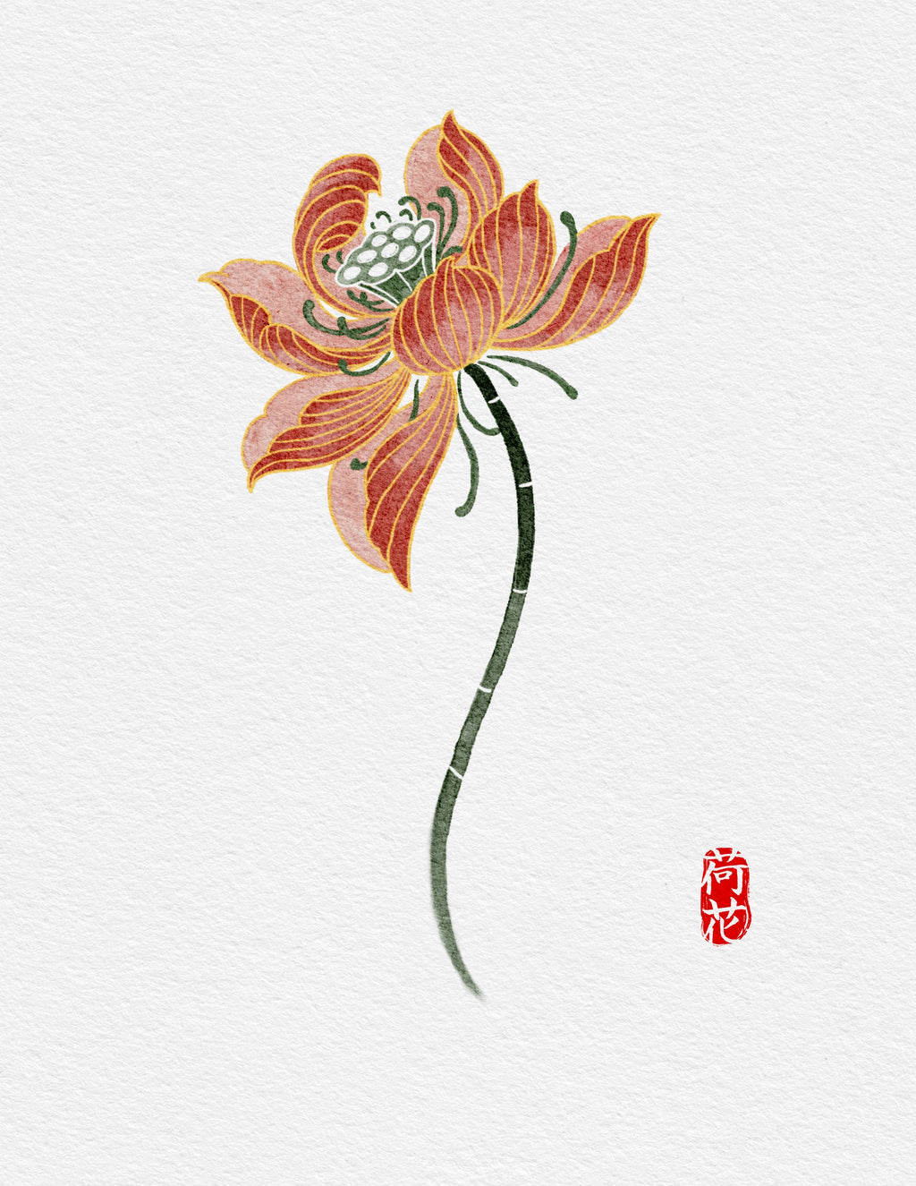 Traditional Ink Lotus Stem – Chronic Ink