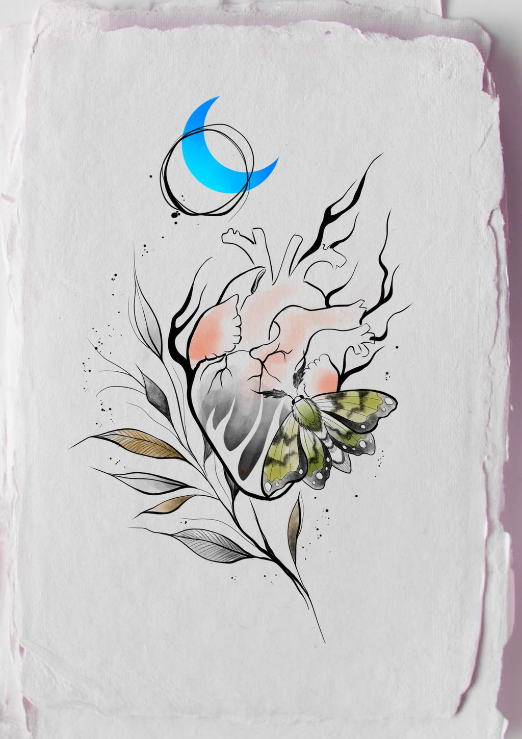 Burning Heart – Chronic Ink