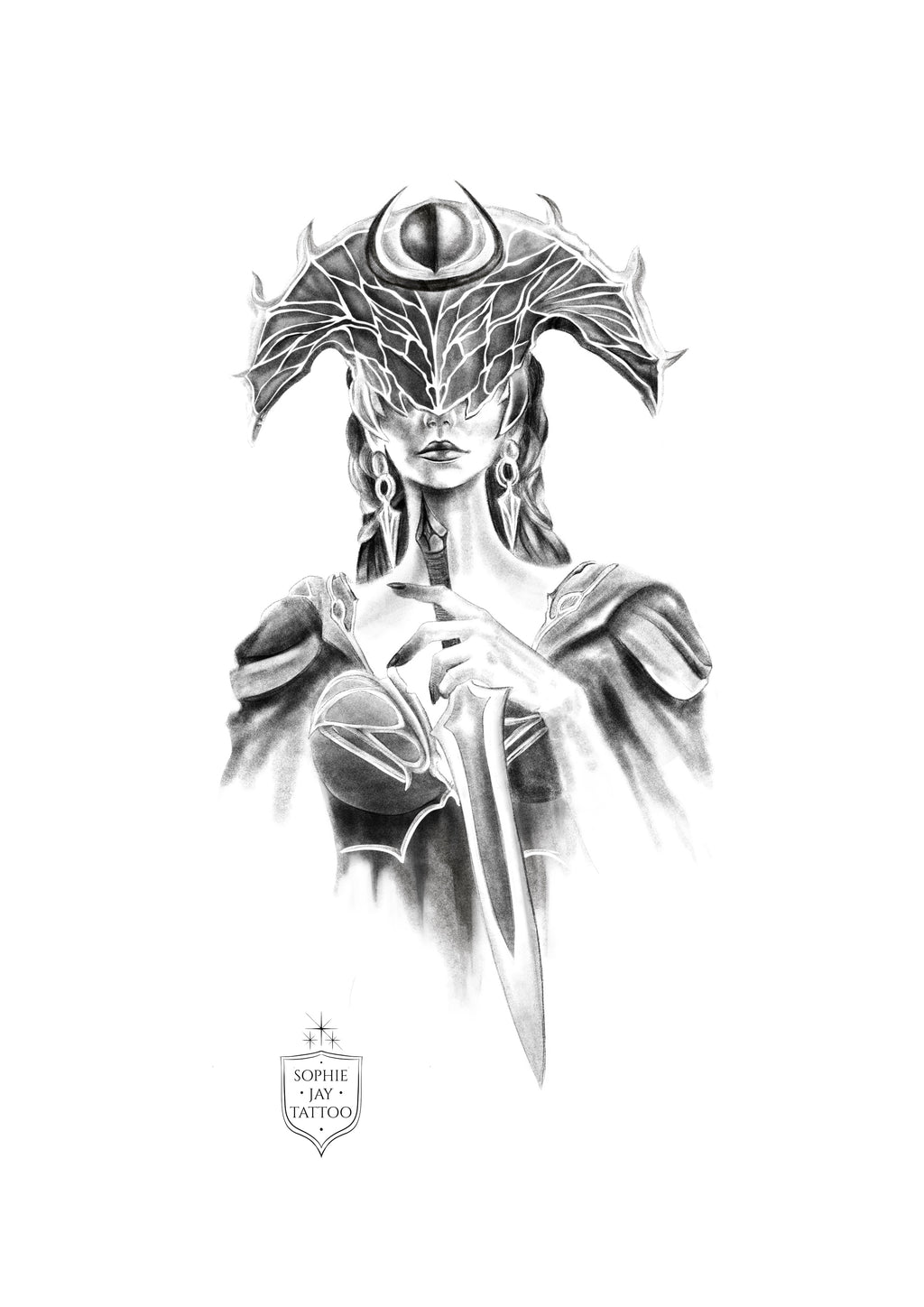 Baldur’s Gate 3- Lady Shar – Chronic Ink