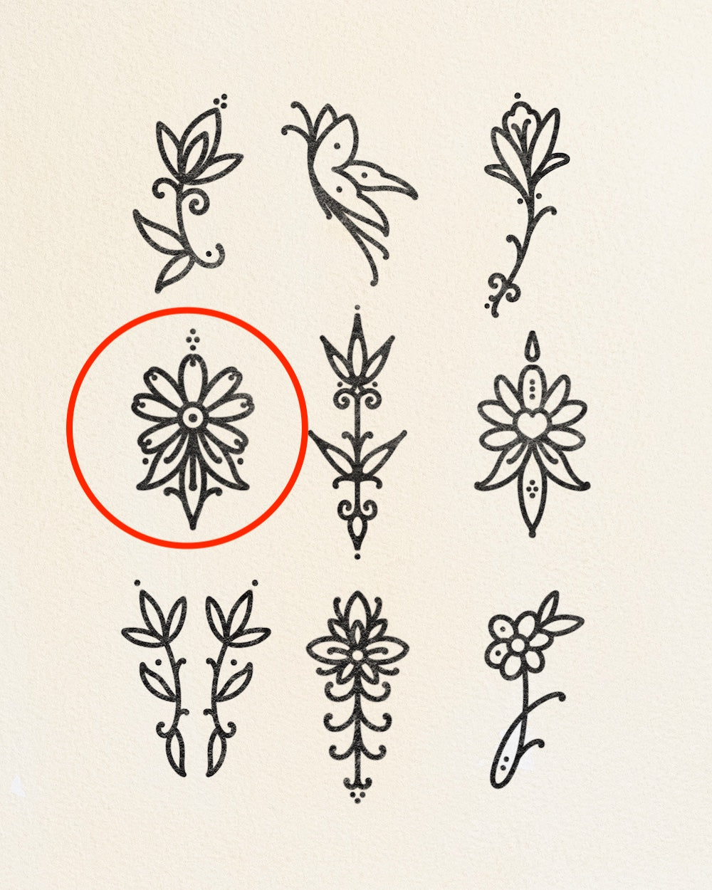 Flower Tattoo Designs On Paper | Best Flower Site