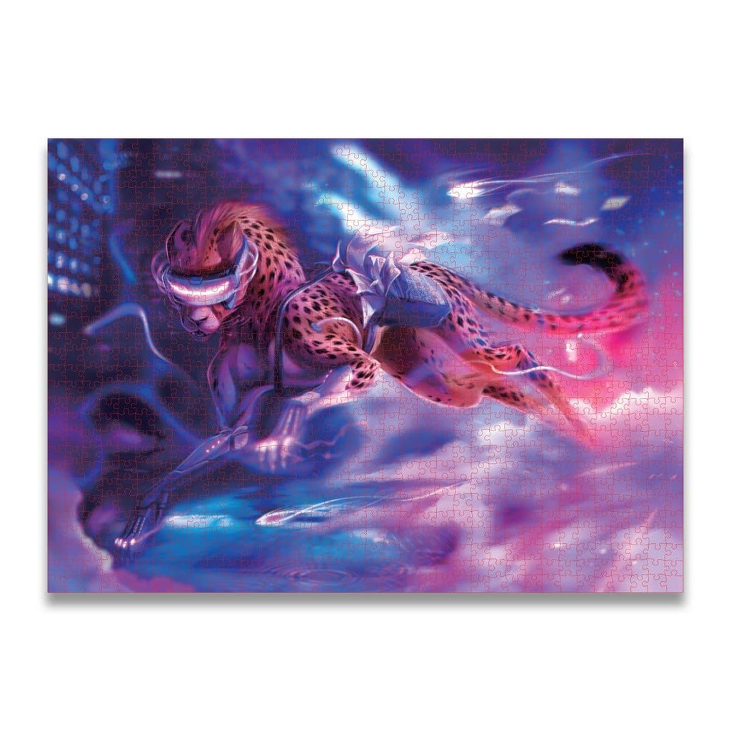 1000 Piece Jigsaw Puzzle - Amber Cheetah – Chronic Ink
