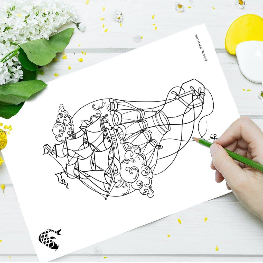 Digital Colouring Page – Chronic Ink