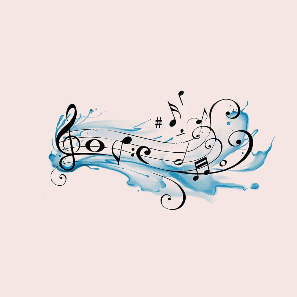 Watercolor Music Notes – Chronic Ink