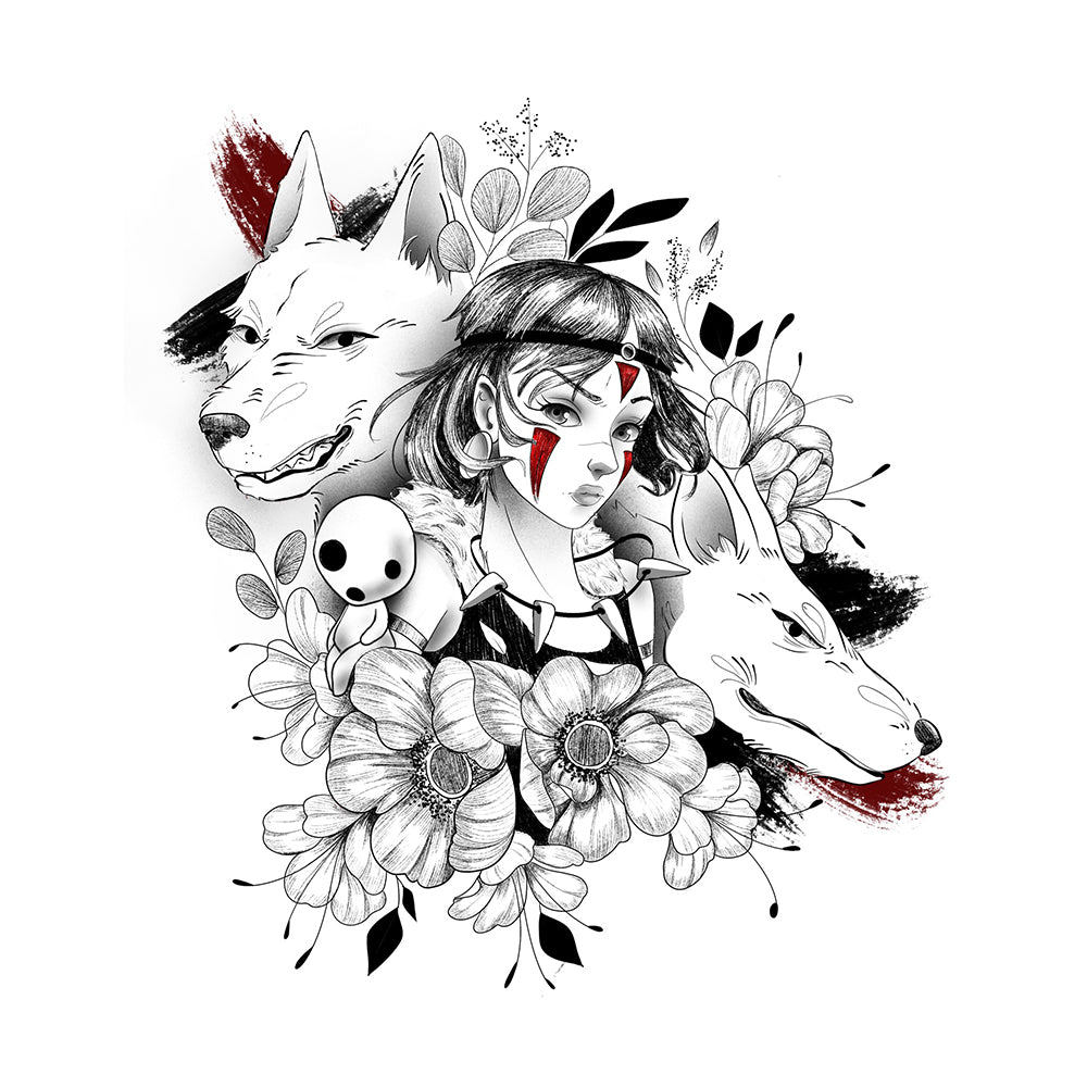 Mononoke Tattoos My First Tattoo Princess Mononoke! Will