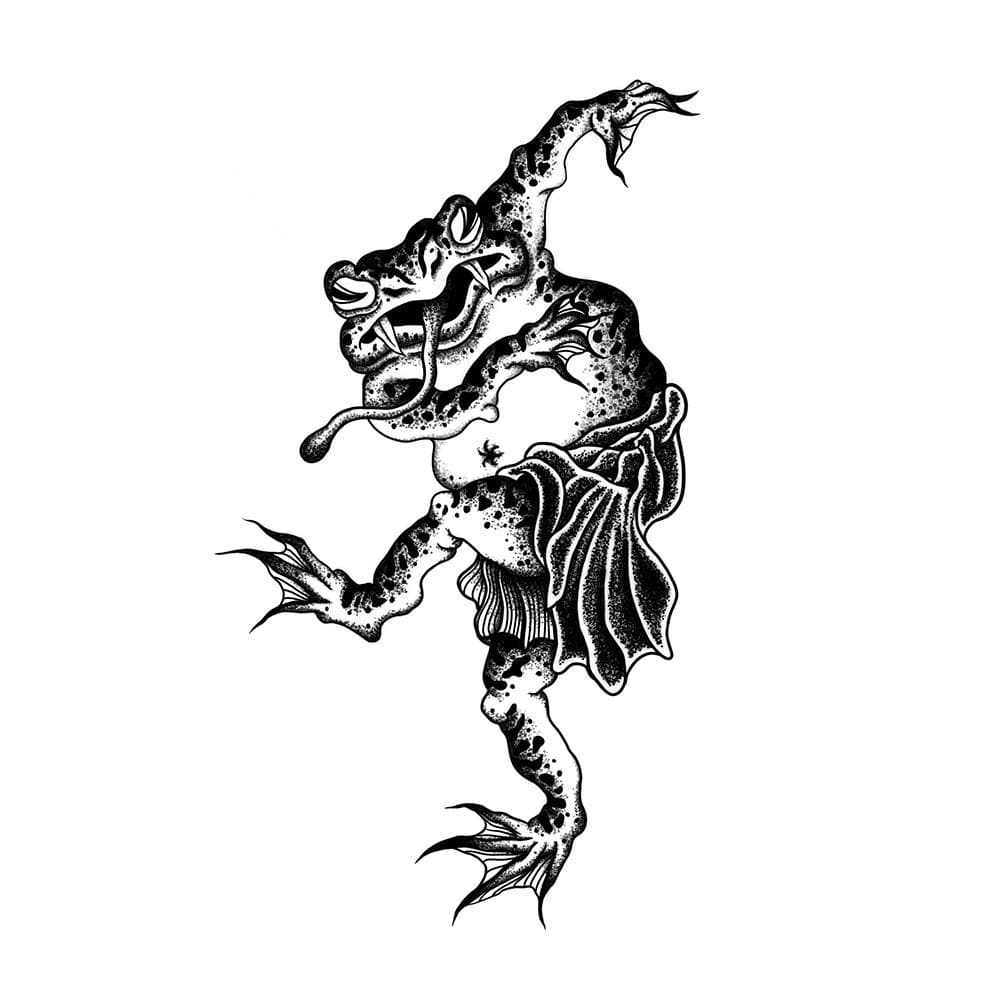 Frog Warrior Chronic Ink